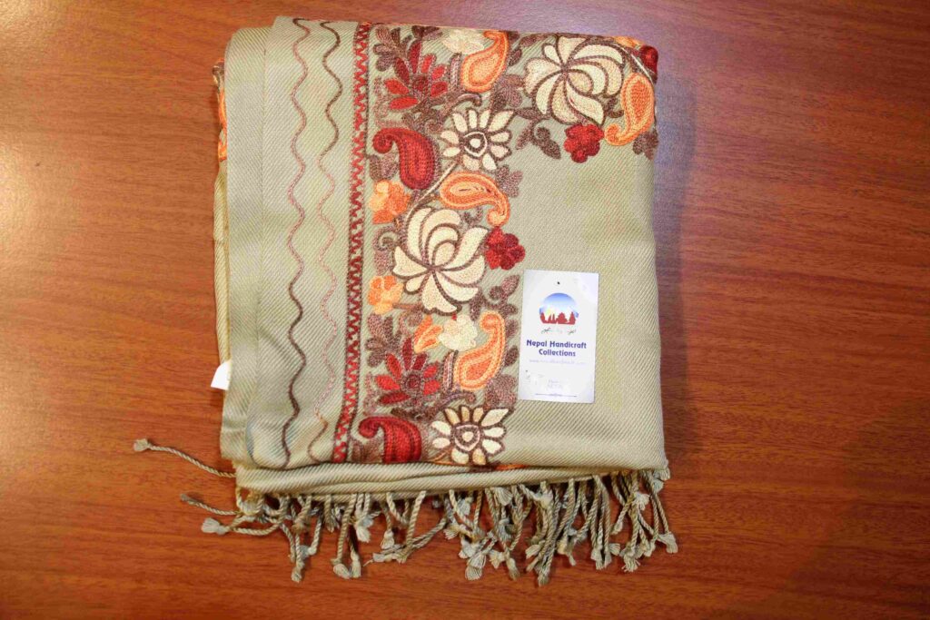 Embroidery Shawl - Nepal Handicraft Collections