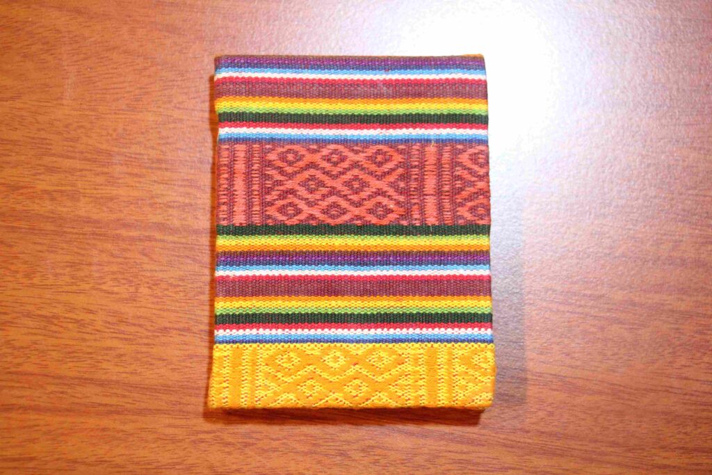 Dhaka Cover Lokta Paper Diary - Nepal Handicraft